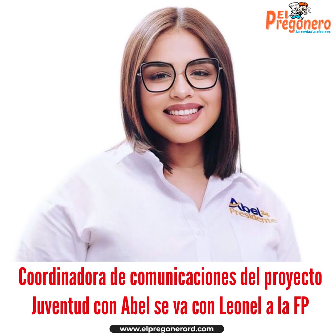 El Pregonero RD on Twitter: "Coordinadora de comunicaciones del proyecto Juventud con Abel ...
