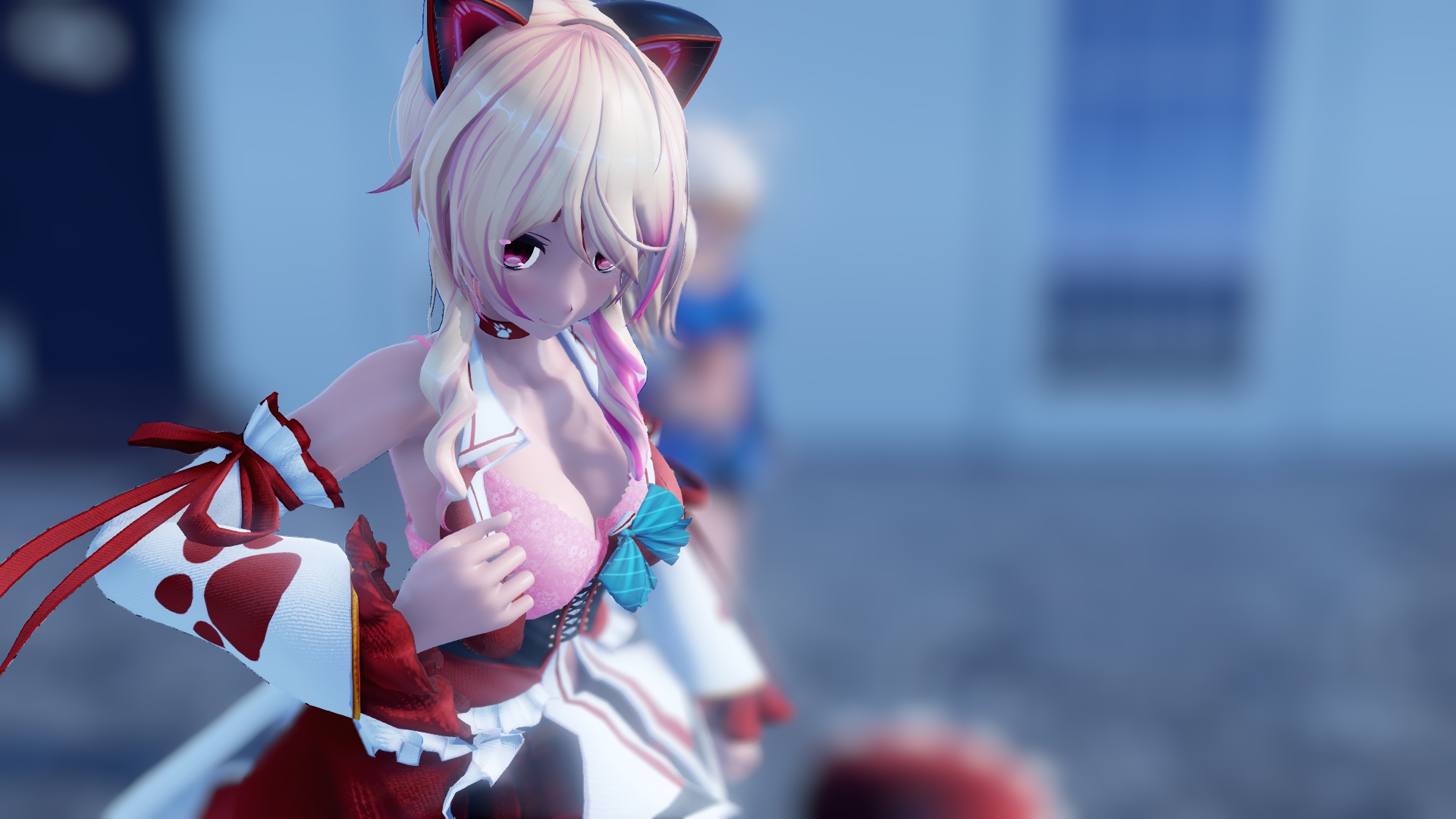 かずにし@チラリ系MMD on Twitter: "モーション系がいったんほぼ終わった～！ 差分はせっかくなので夜にしようかと思ったんだけど…… 屋外で暗いのホント苦手。キレイでえっちな照明を ...