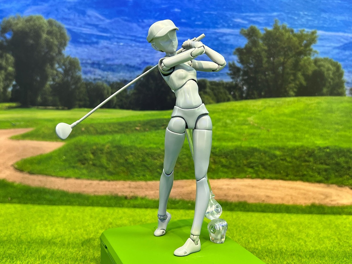 HOBBY Watch on Twitter: "デッサン用可動フィギュア「ボティちゃん」にスポーツエディションが登場！アニメ「BIRDIE WING」のゴルフスイングを再現 https ...