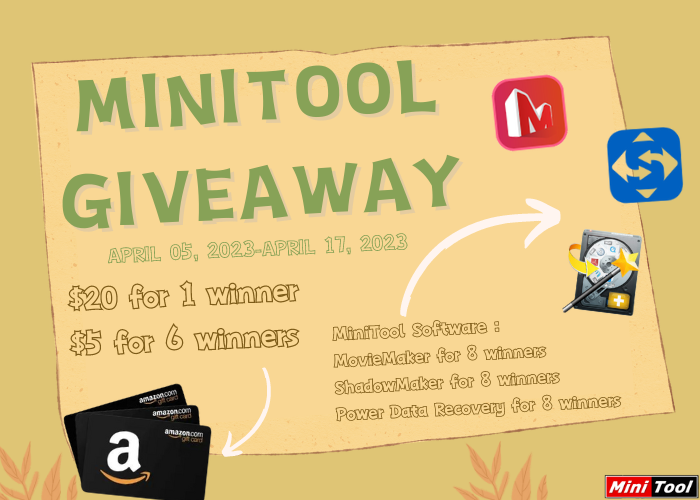 MiniTool on Twitter: "🌼The first round of April now begins from🔔April ...