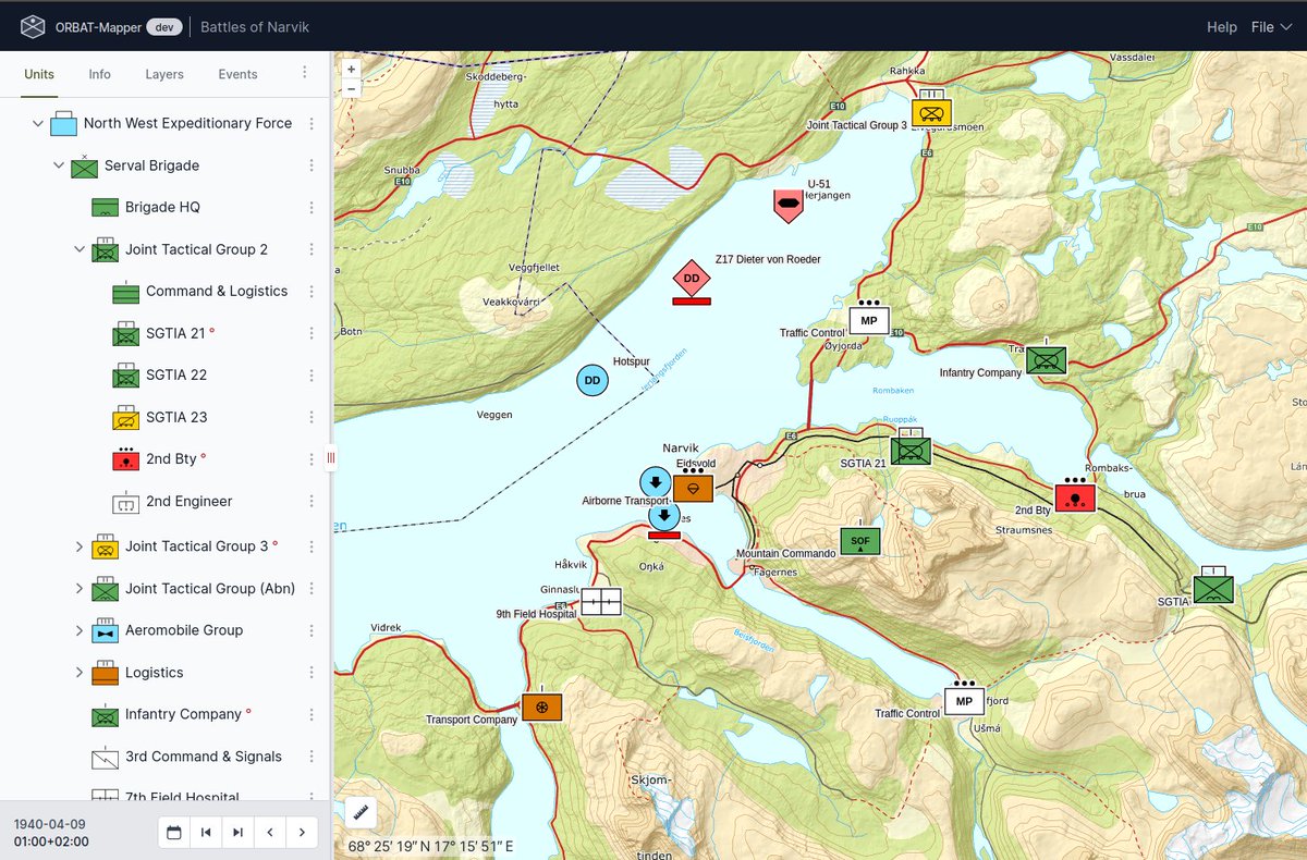 ORBAT Mapper on Twitter: "What if the Serval Brigade was deployed to Narvik in 1940? Import the ...