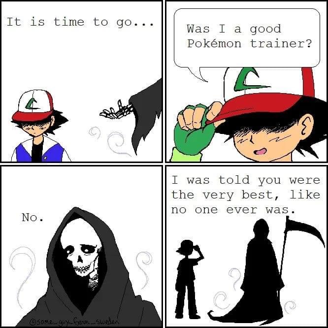 Crying Pokemon Trainer