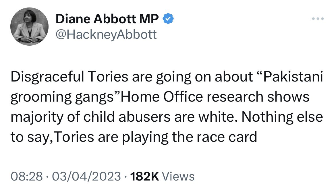 Wilma ⚖️🥂 On Twitter Labour Mp Diane Abbott Still In Denial And
