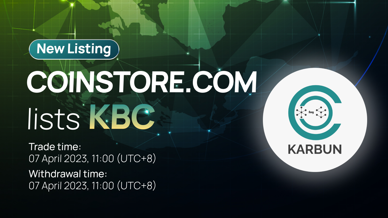 Coinstore.com on Twitter: "🚀NEW TOKEN LISTING ON COINSTORE Welcome @karbun13 Token $KBC 📅 Trade ...