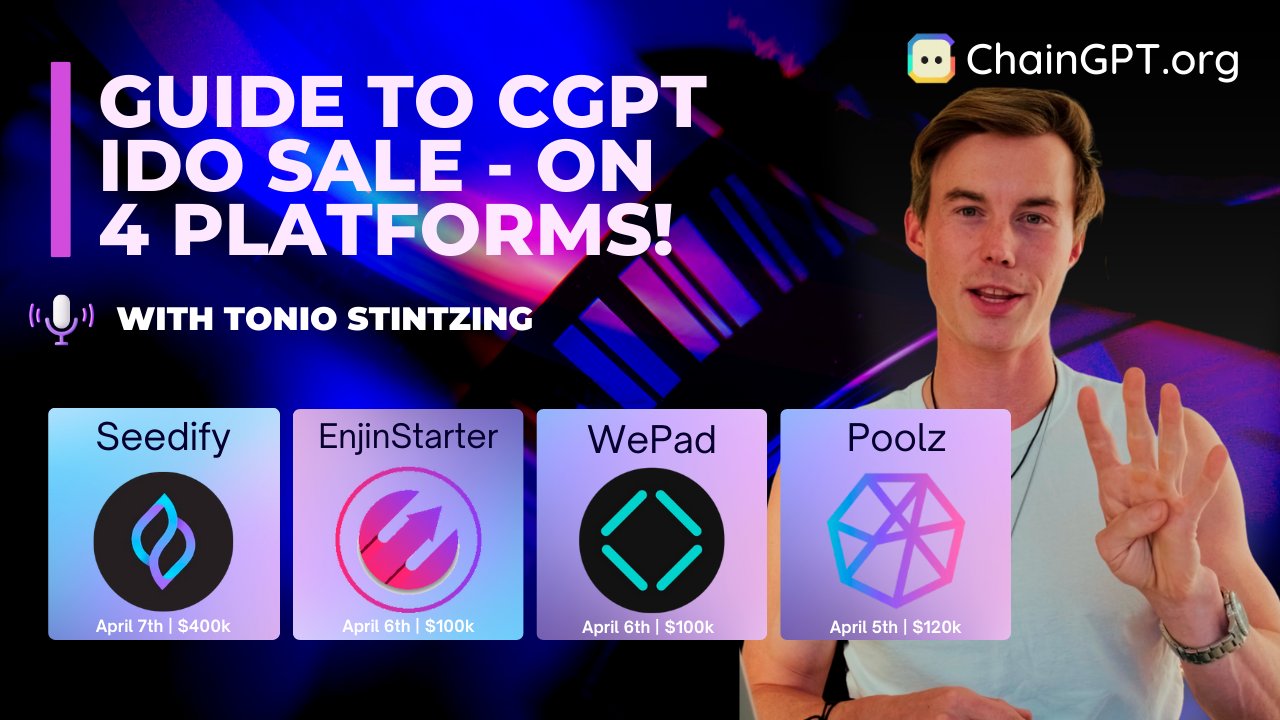 ChainGPT on Twitter: "How To Participate In $CGPT IDO? 📹 Step by step guide with Tonio! Watch ...