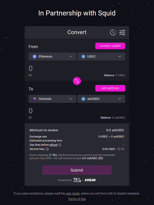 Map of Zones on Twitter: "GM Cosmonauts 🛰️ MoZ is happy to announce that we've integrated Squid ...