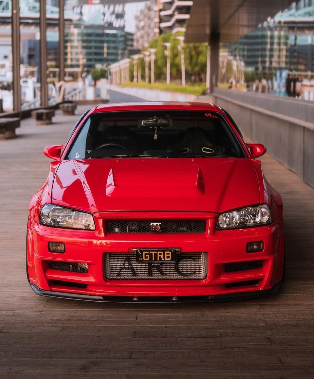 Red Nissan Skyline Wallpaper