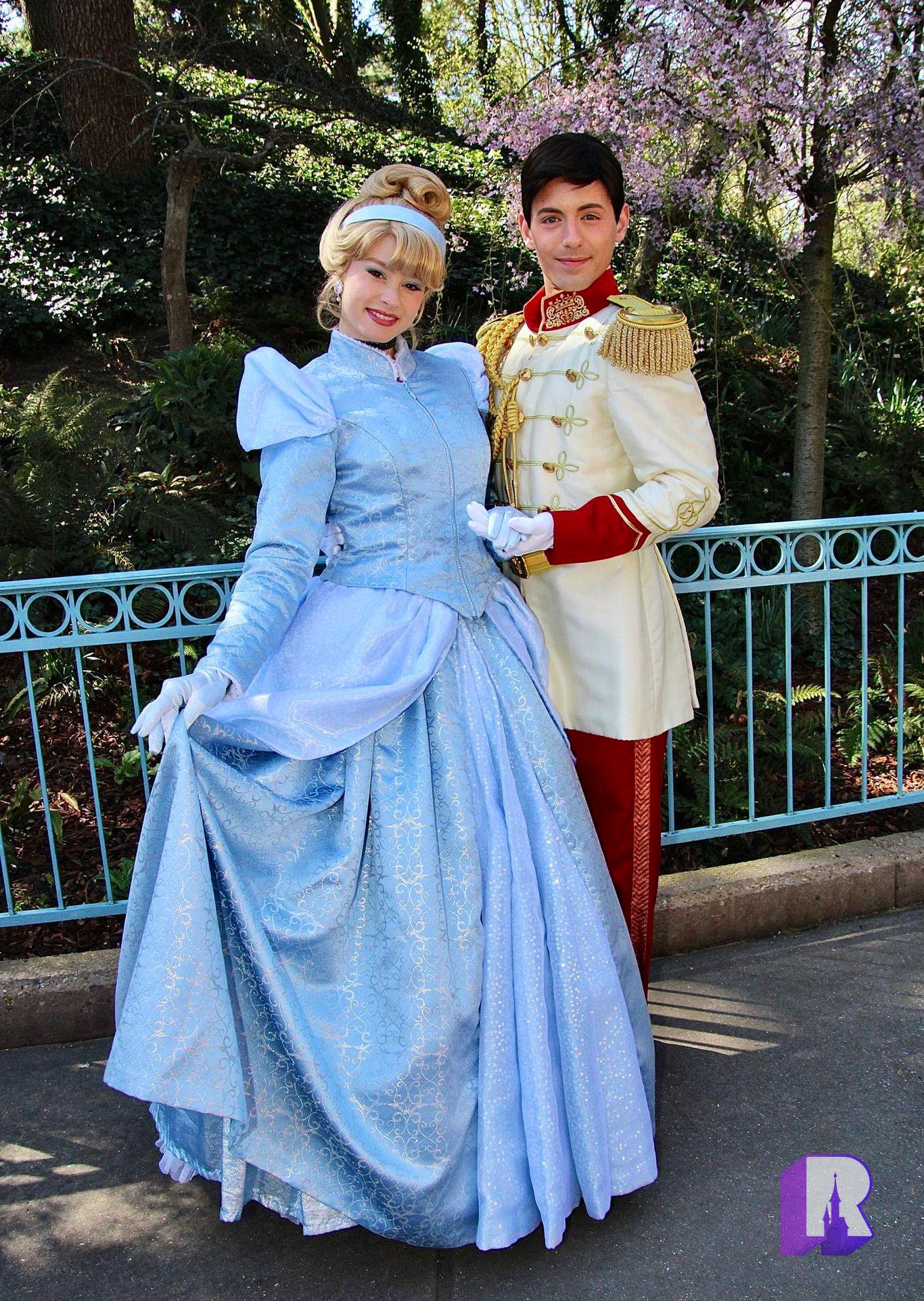 Cinderella And Prince Charming At Disney World