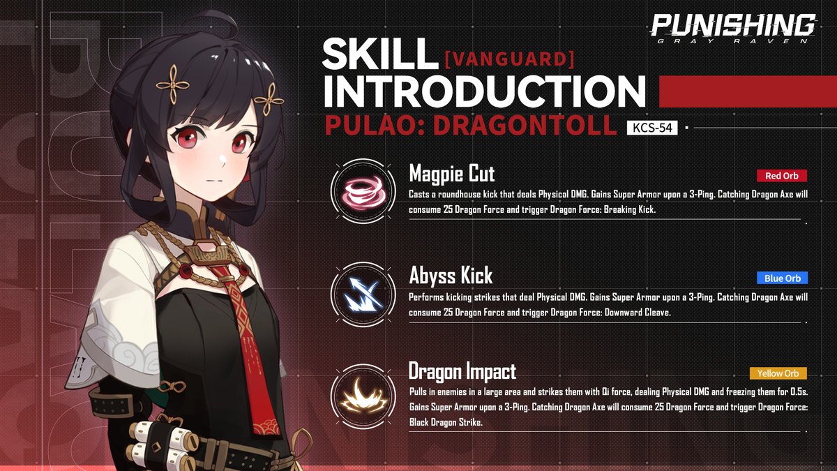 Punishing: Gray Raven on Twitter: "The frame of Pulao, one of the Dragon Children, is not made ...