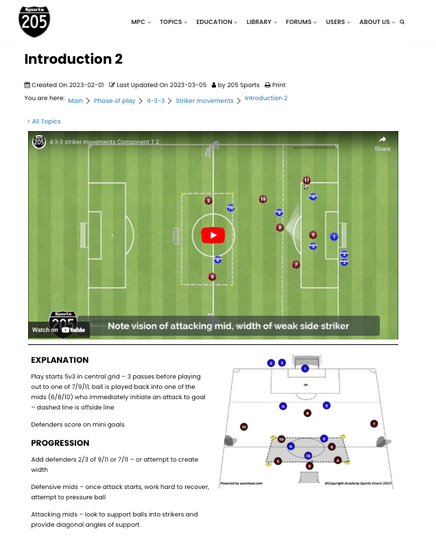 The Sporting Resource on Twitter: "RT @205_Sports: The 205 activities library contains 250 ...