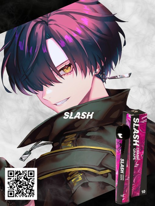 Nyiz Vtuber⚠️🚧 on Twitter: "[ #PR ] SLASH(@VapeSlash)様からポータブルシーシャを頂きました。 クラッシュグレープ味を貰ったけど俺の好きなお ...