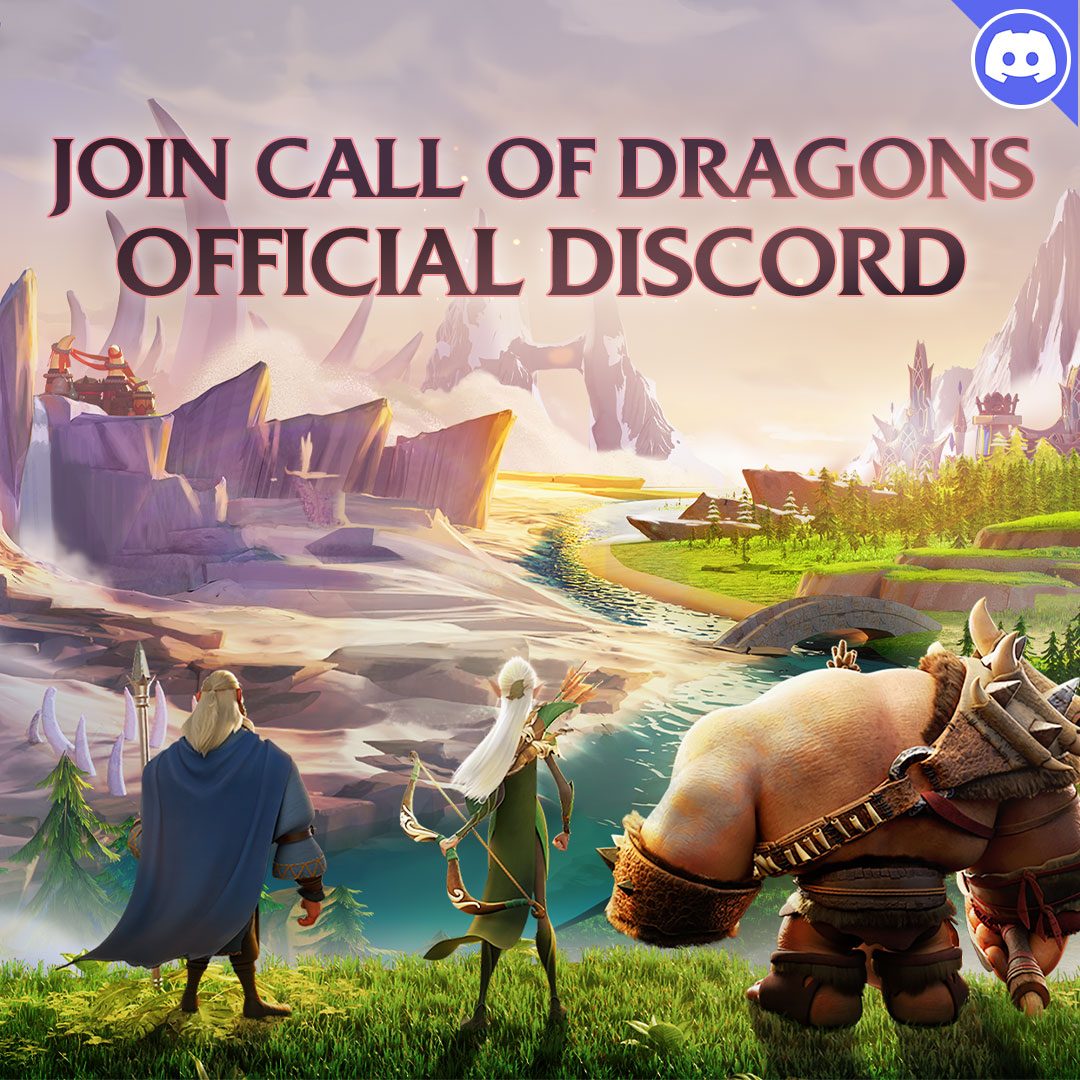 callofdragons on Twitter: "Join our official Discord server now to connect with fellow players ...