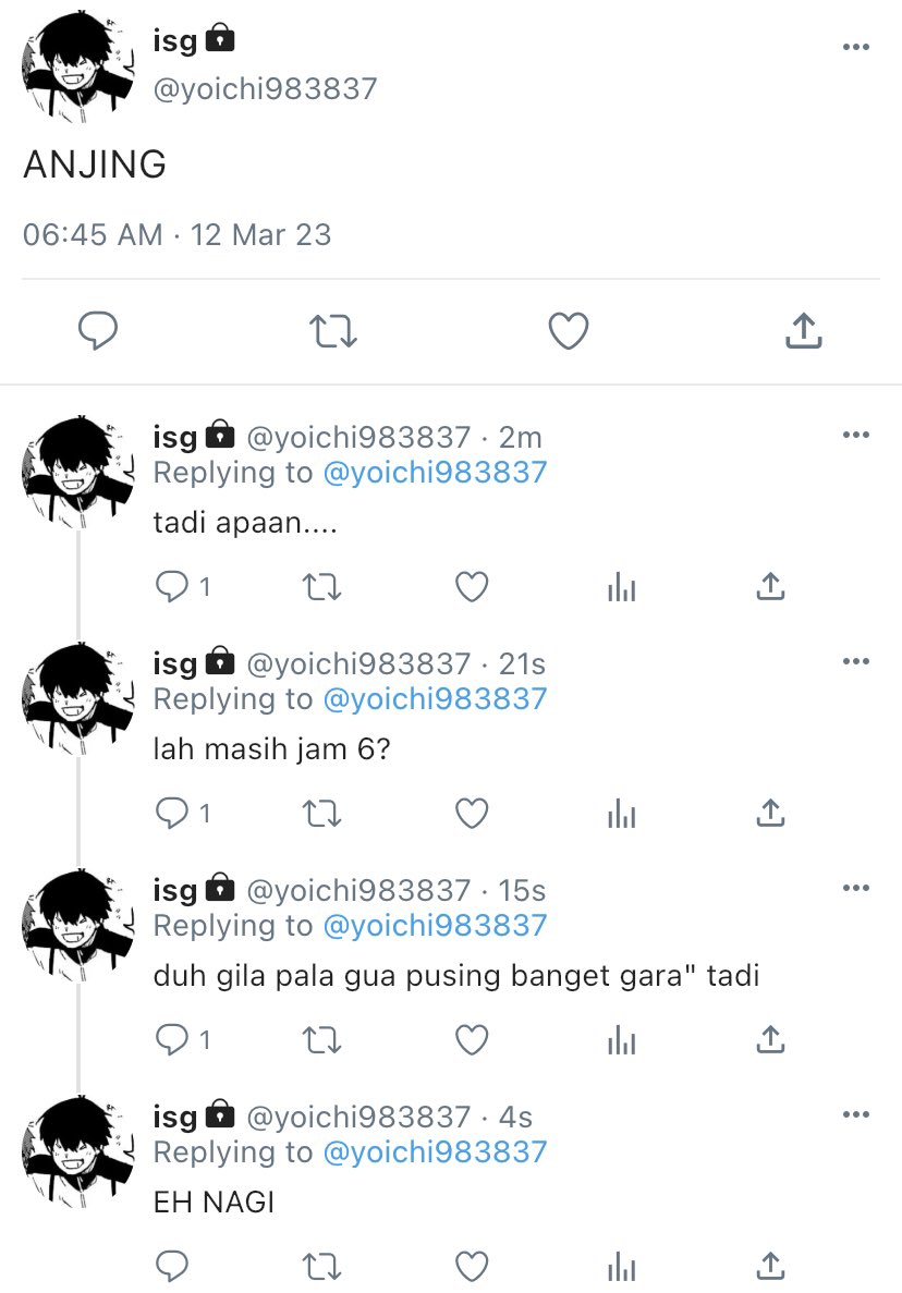 Yu. on Twitter: "7. Kok masih jam 6? https://t.co/FJr4iw9PMh" / Twitter