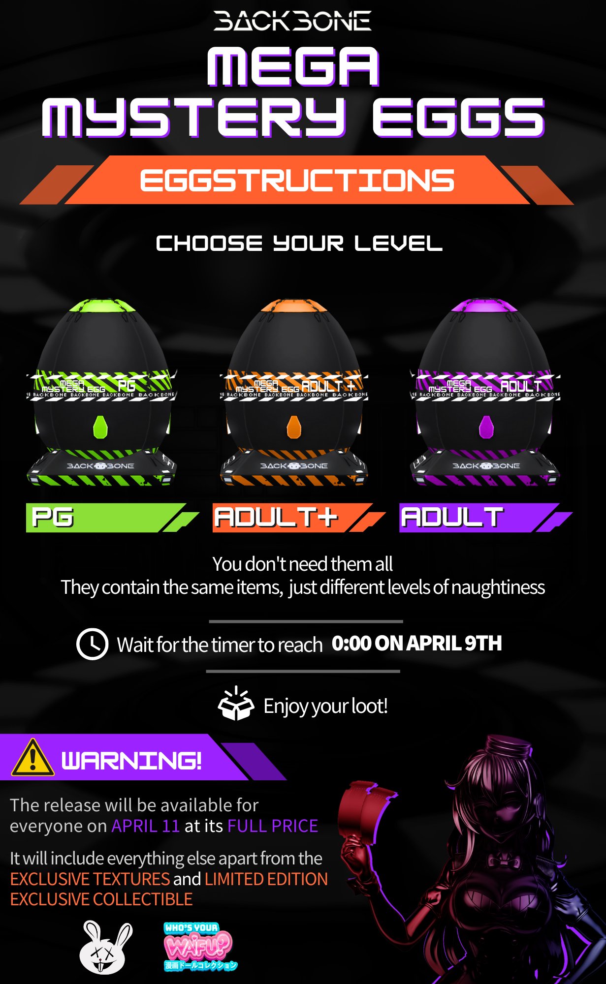 BackBoneSL on Twitter: "MEGA MYSTERY EGG 2023 INSTRUCTIONS AKA EGGSTRUCTIONS! Here’s the Easy 1 ...