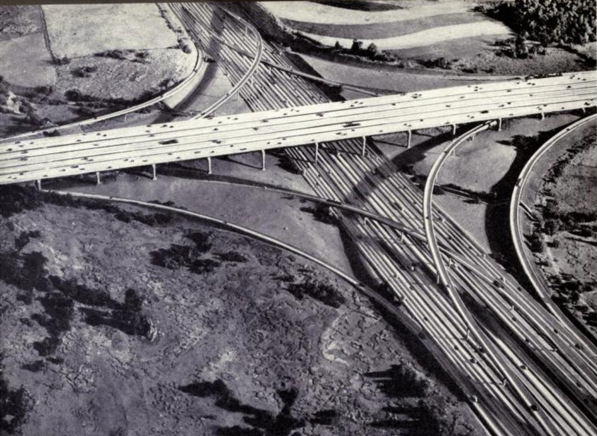 This isn't a photo of a real highway. It's a model created twenty years ...