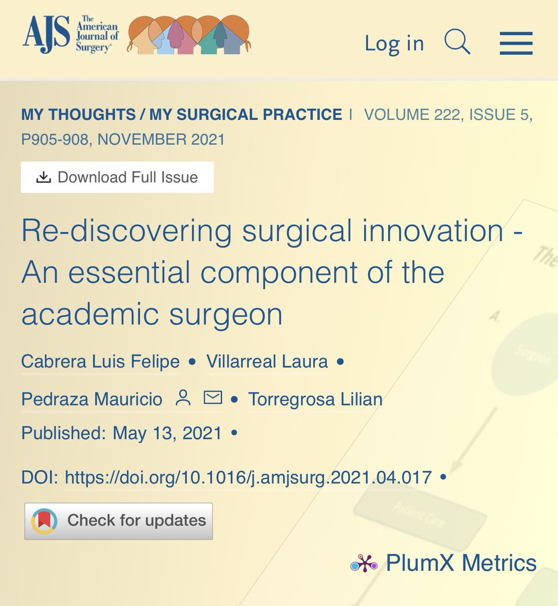 Cirbosque #SoMe4Surgery on Twitter: "RT @PipeCabreraV: Innovation, the fifth pillar of academic ...