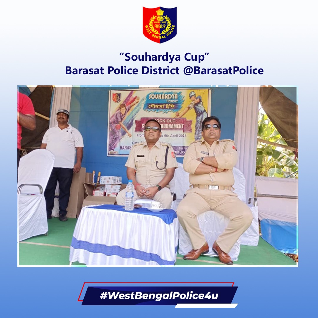 West Bengal Police on Twitter: "Contributing to the community and youth, Barasat Police District ...