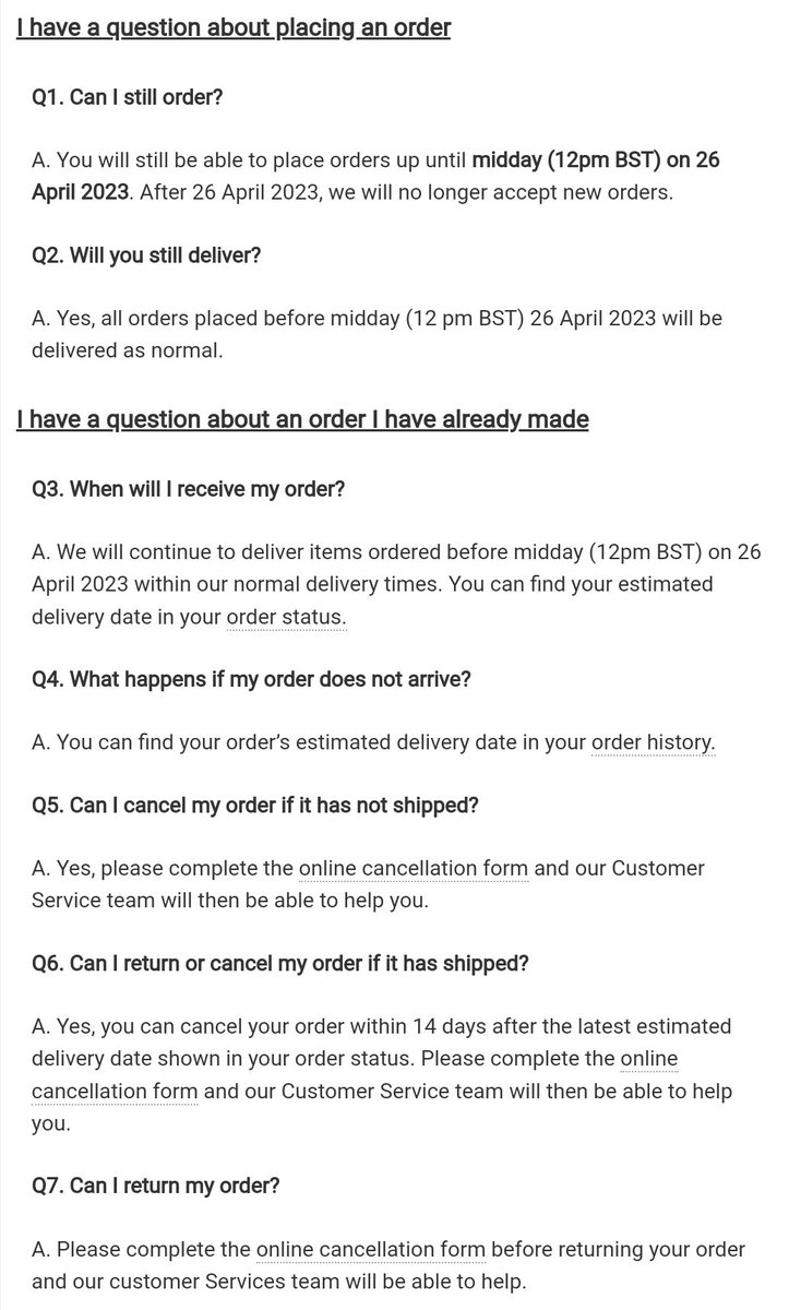 🧭Manga Alerts & Restocks #uw7s🌊 on Twitter: "Per their FAQ: • Pre-orders will still be fulfilled ...