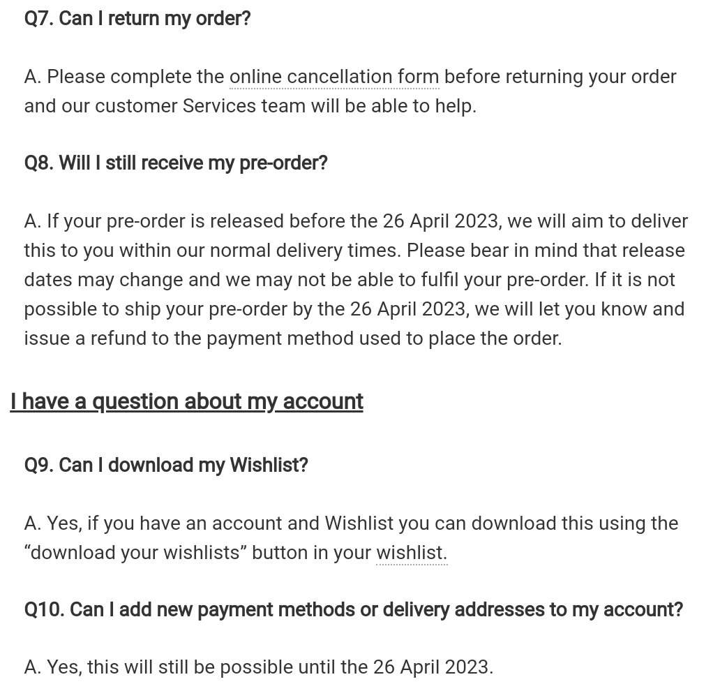 🧭Manga Alerts & Restocks #uw7s🌊 on Twitter: "Per their FAQ: • Pre-orders will still be fulfilled ...
