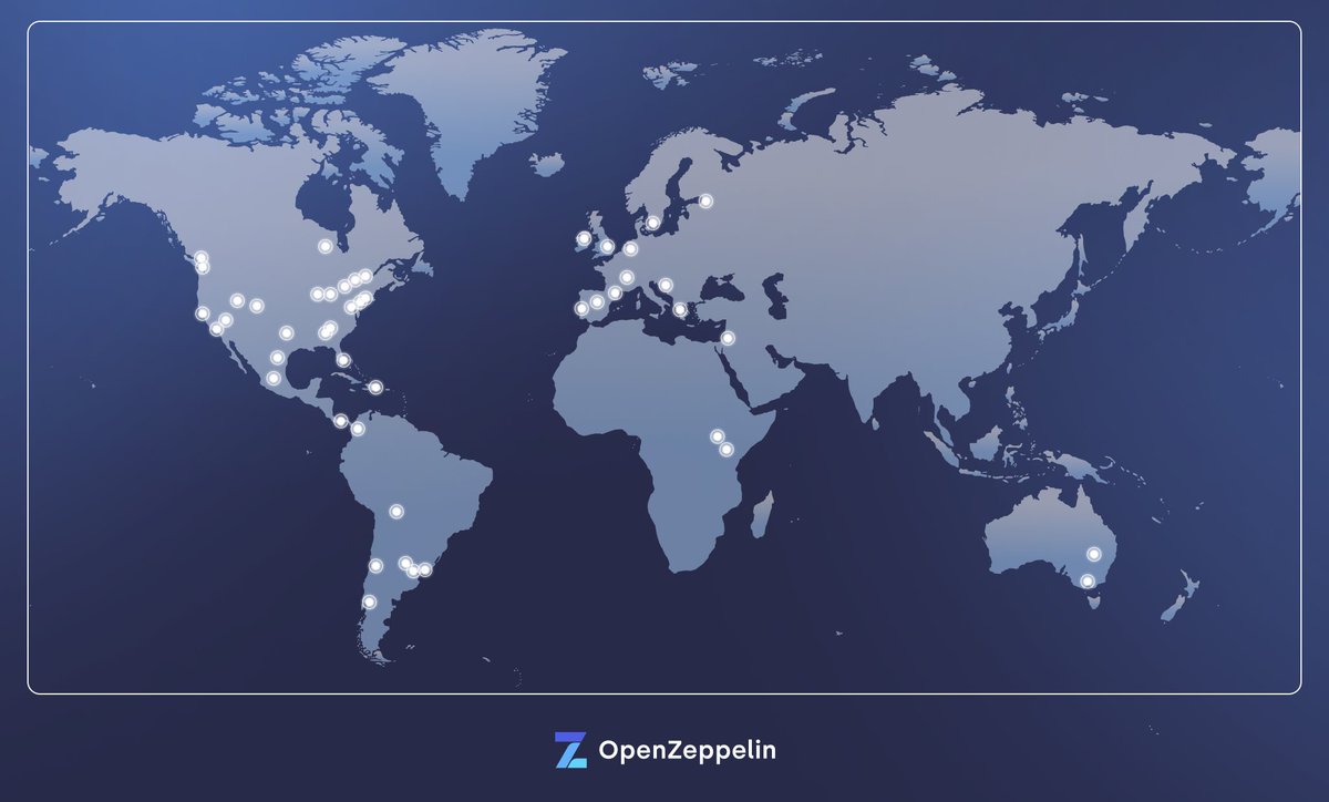 OpenZeppelin on Twitter: "OpenZeppelin is a decentralized team that spans the globe. We are in ...