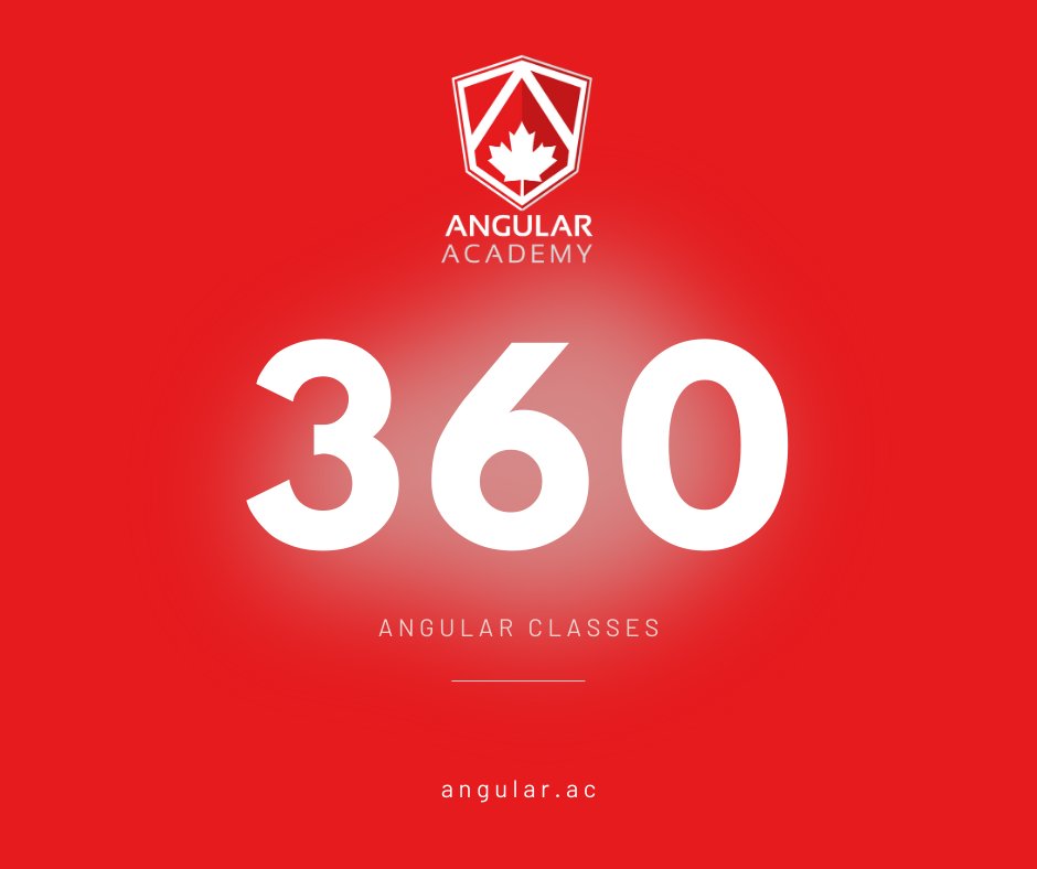 Angular Academy On Twitter New Milestone 3️6️0️ Angular Classes Done 🤩🥳