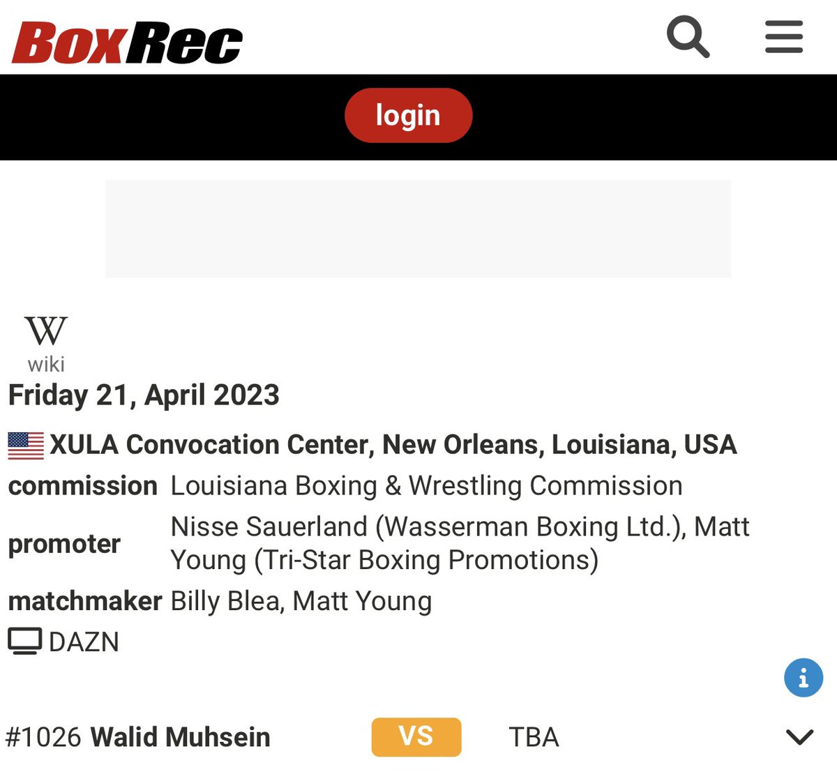 IFN on Twitter: "From Walid Sharks' fight being on boxrec, Misfits 006 will be PROFESSIONAL‼️🥊🔥"