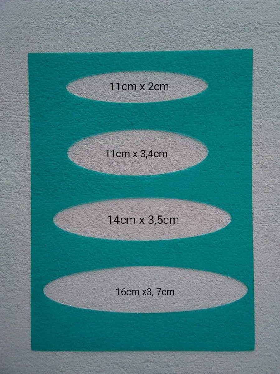 MaterialesYManualid on Twitter: "Stencil Plantilla Aureola óvalos Grandes Corona ángel Princesa ...