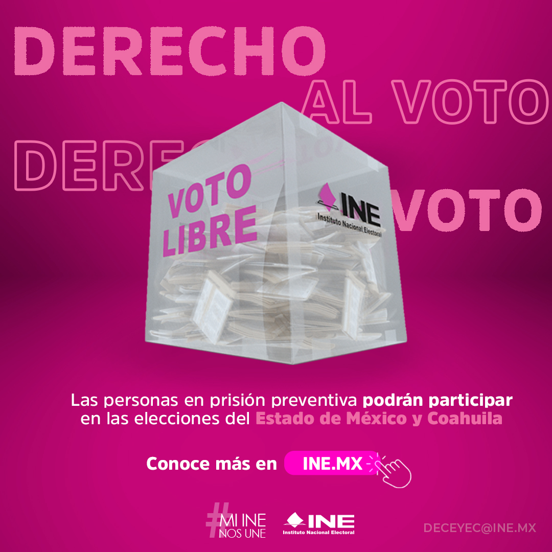 @INEMexico on Twitter: "El INE trabaja para que todas y todos puedan votar en las # ...