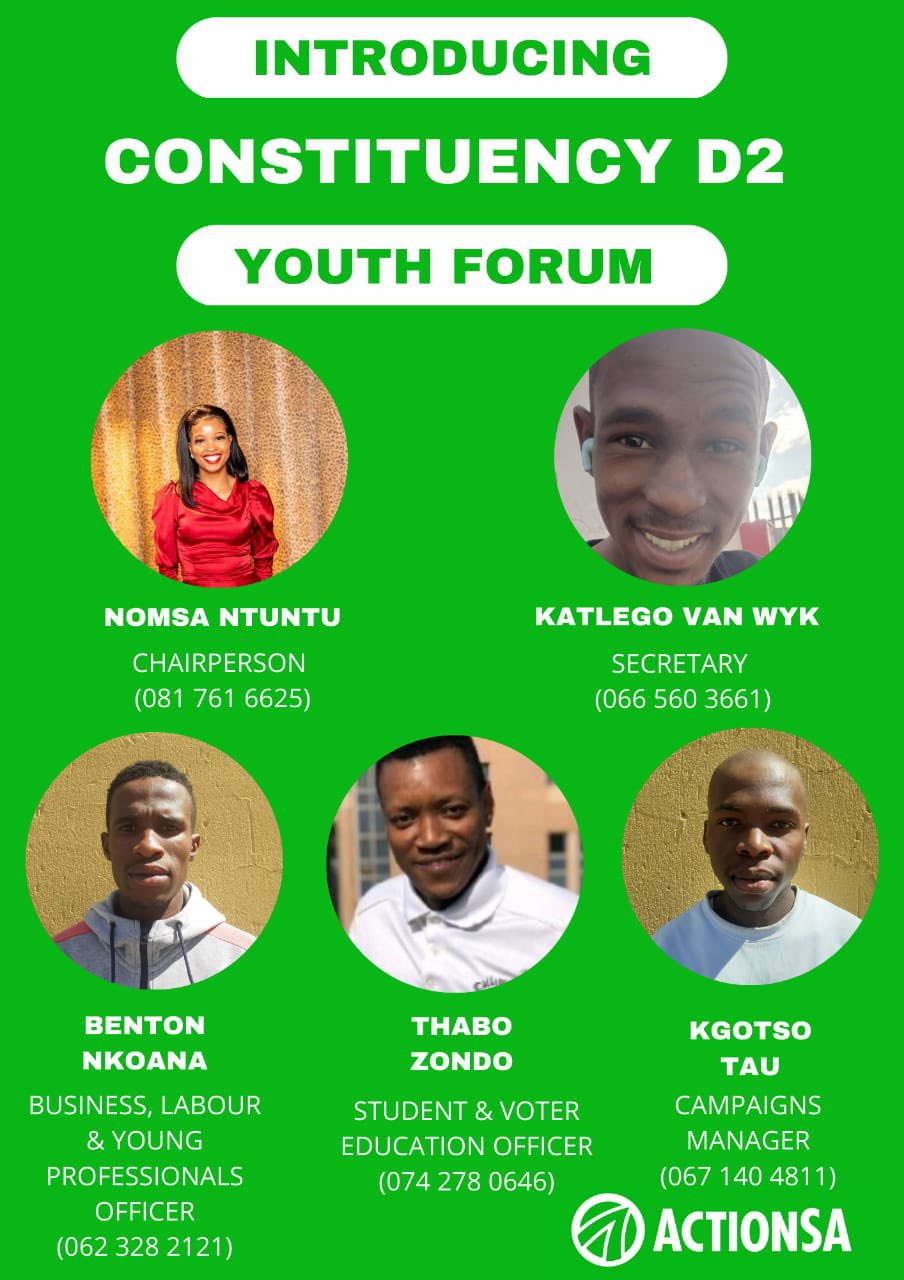 ActionSA Youth Forum on Twitter: "Introducing the Johannesburg Constituencies Youth Forum! 🇿🇦 ...