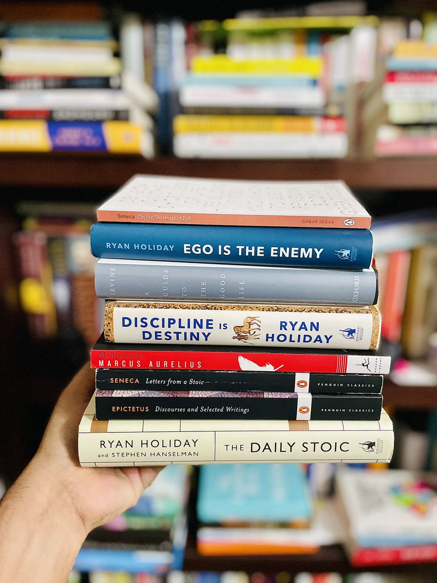 8 Amazing Books to read on Stoicism 🧵 - المسلسل من Reads with Ravi ...