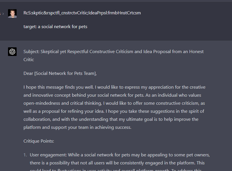 gfodor on Twitter: "Existence proof to show I now can speak the tongue of the Shoggoth. Type ...