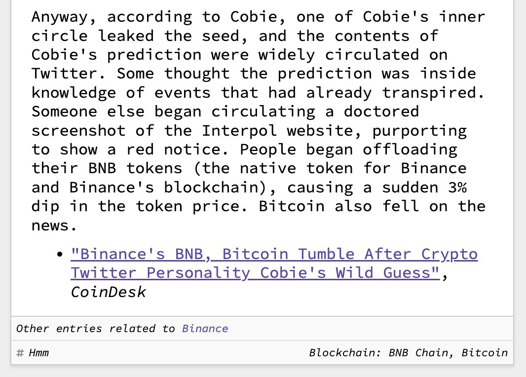 web3 is going just great on Twitter: "Rumor tweet by crypto influencer causes BNB and Bitcoin ...