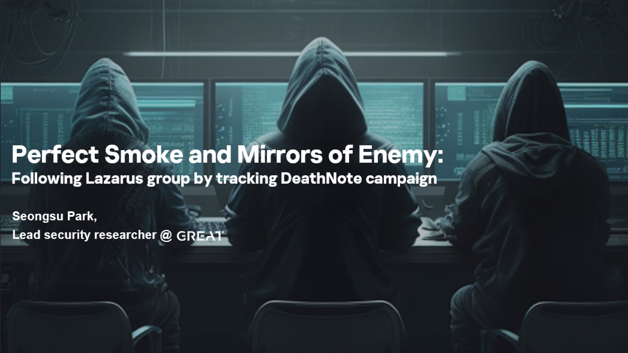 Seongsu Park on Twitter: "Getting ready for my @Botconf presentation on Lazarus Group's campaign ...