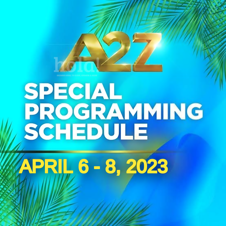 HOLA PH on Twitter: "TV SCHEDULE | A2Z Holy Week 2023 schedule https://t.co/woQSBqFHWN" / Twitter