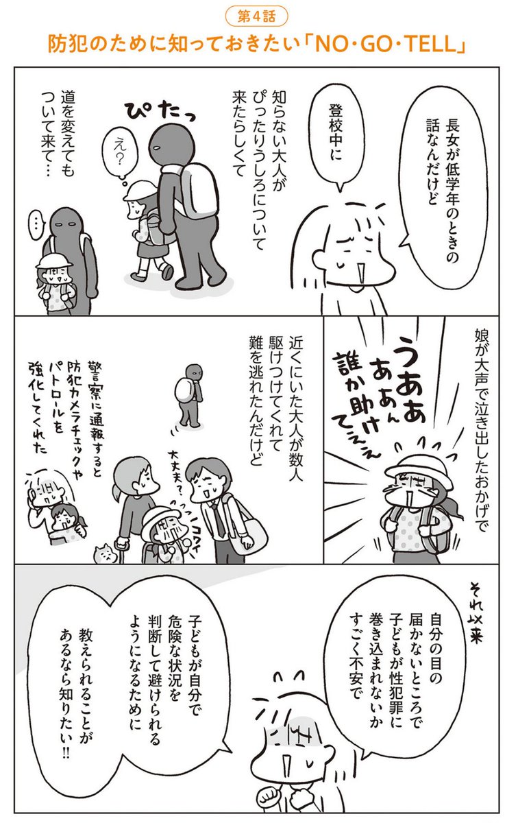 「この時期に親子で知っておきたい 【NO・GO・TELL】のこと。 幼児〜10歳頃までのお子さんにはこの伝え方で。 (1/」フクチマミの漫画