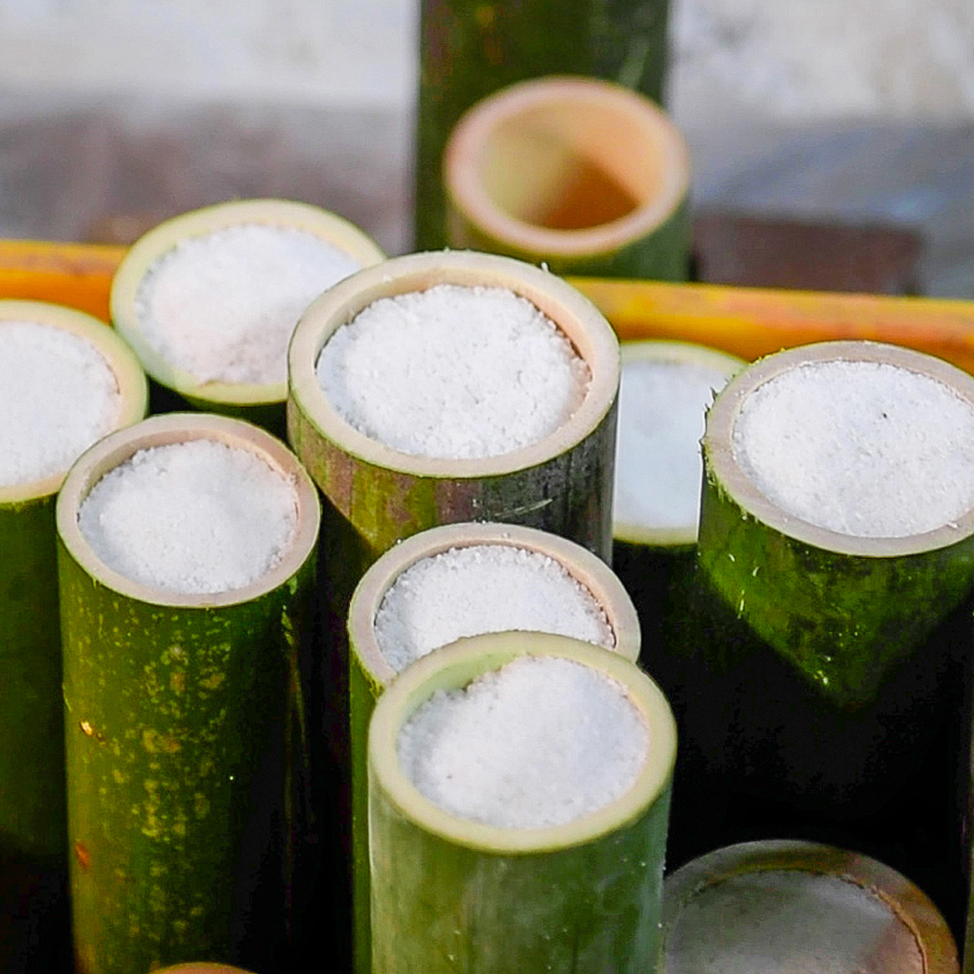 The labor-intensive process behind purple bamboo salt makes it the most ...