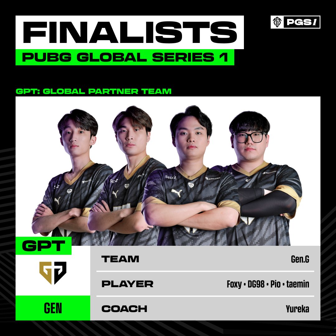 PUBG Esports KR on Twitter: "📢 PGS 1 ㅣ 한국 진출 팀 안내 📢 1️⃣ Danawa e-sports 2️⃣ PENTAGRAM 3️⃣ GHIBLI ...