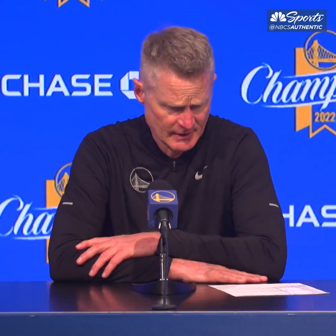 Warriors on NBCS on Twitter: "Steve Kerr explains the reason behind tonight's starting lineup ...