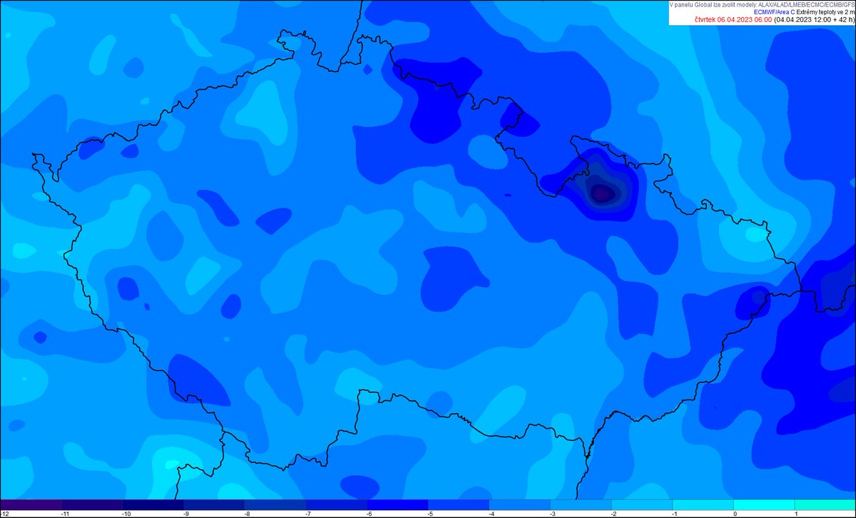 Český hydrometeorologický ústav (ČHMÚ) on Twitter: "#pocasi Také dnes klesly teploty pod bod ...