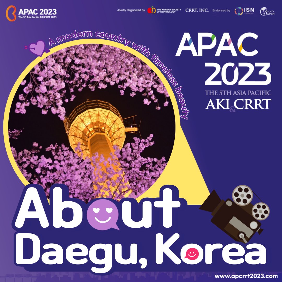 APAC2023 on Twitter: "About Host City: Daegu, Korea ️ 💥Make your special experience in Daegu ...