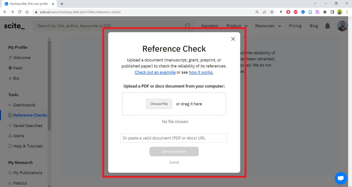 Checking the quality and accuracy of references in a research paper takes a lot time. It's ...