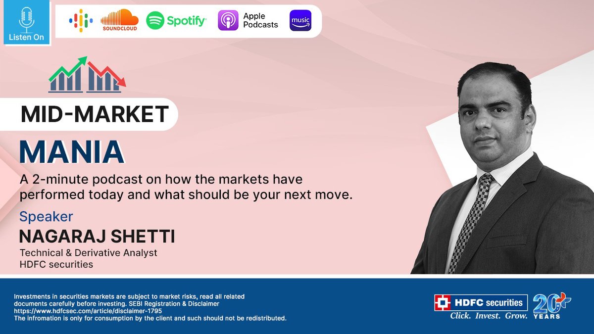 HDFC securities on Twitter: "After showing a consolidation type movement on Monday, Nifty ...