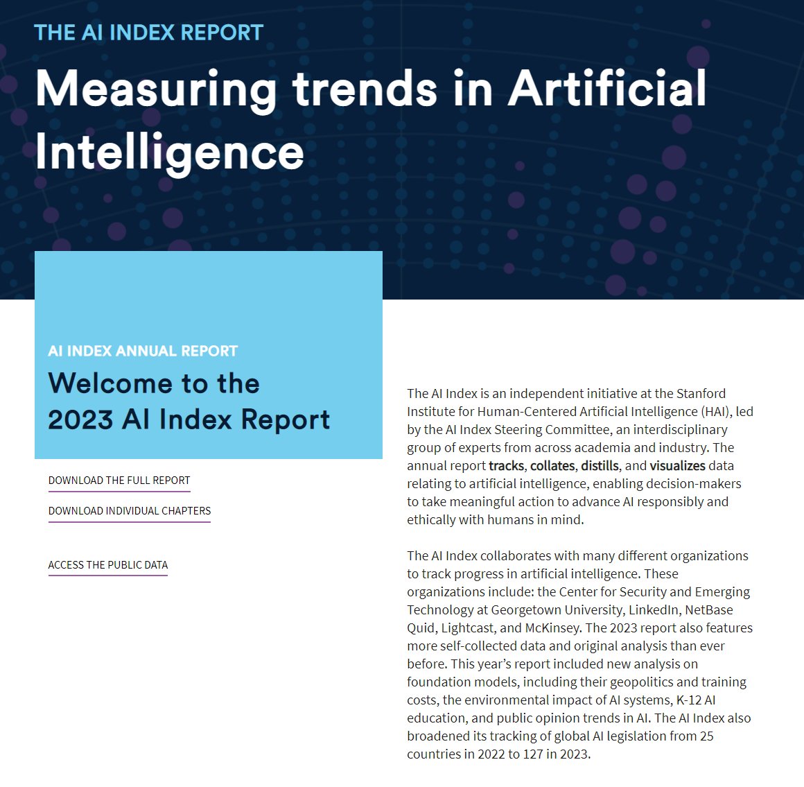 lunamoth on Twitter: "2023 AI Index Report | GeekNews https://bit.ly/3MkKj5u 스탠포드 인간 중심 인공지능 연구소 ...