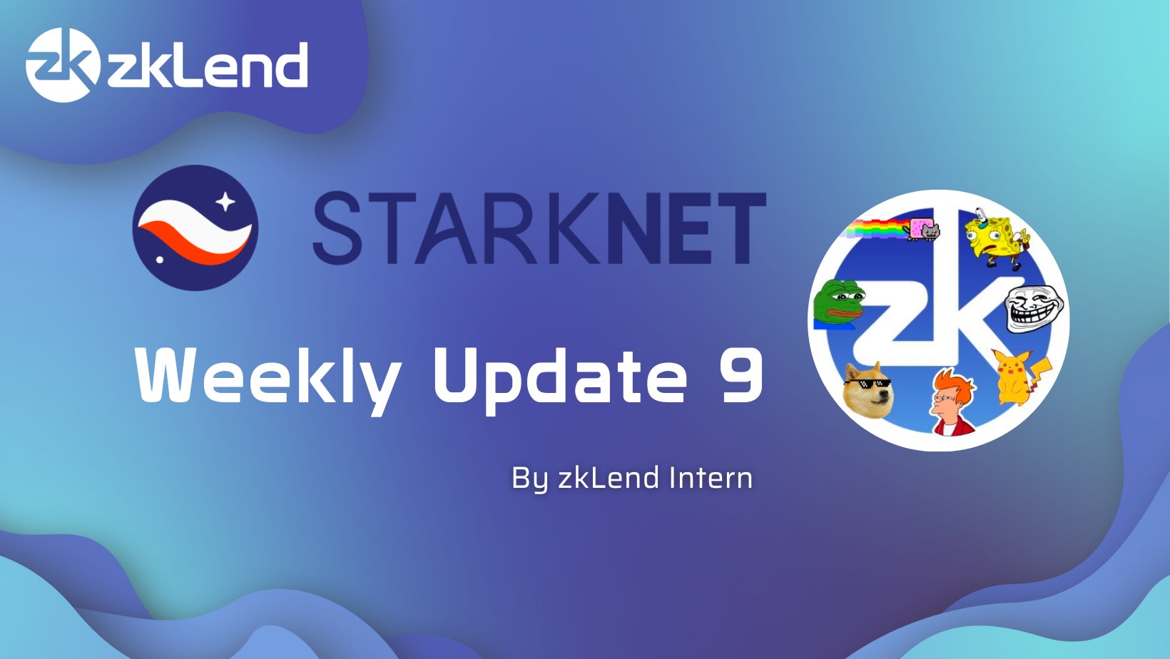 zkLend Intern on Twitter: "1/ #Starknet Weekly Update 9️⃣ TLDR: - @Starknet alpha v.0.11.0 now ...