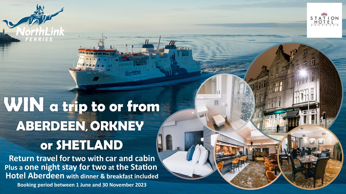 NorthLink Ferries on Twitter: "WIN a return trip for two, to or from #Orkney or #Shetland with ...