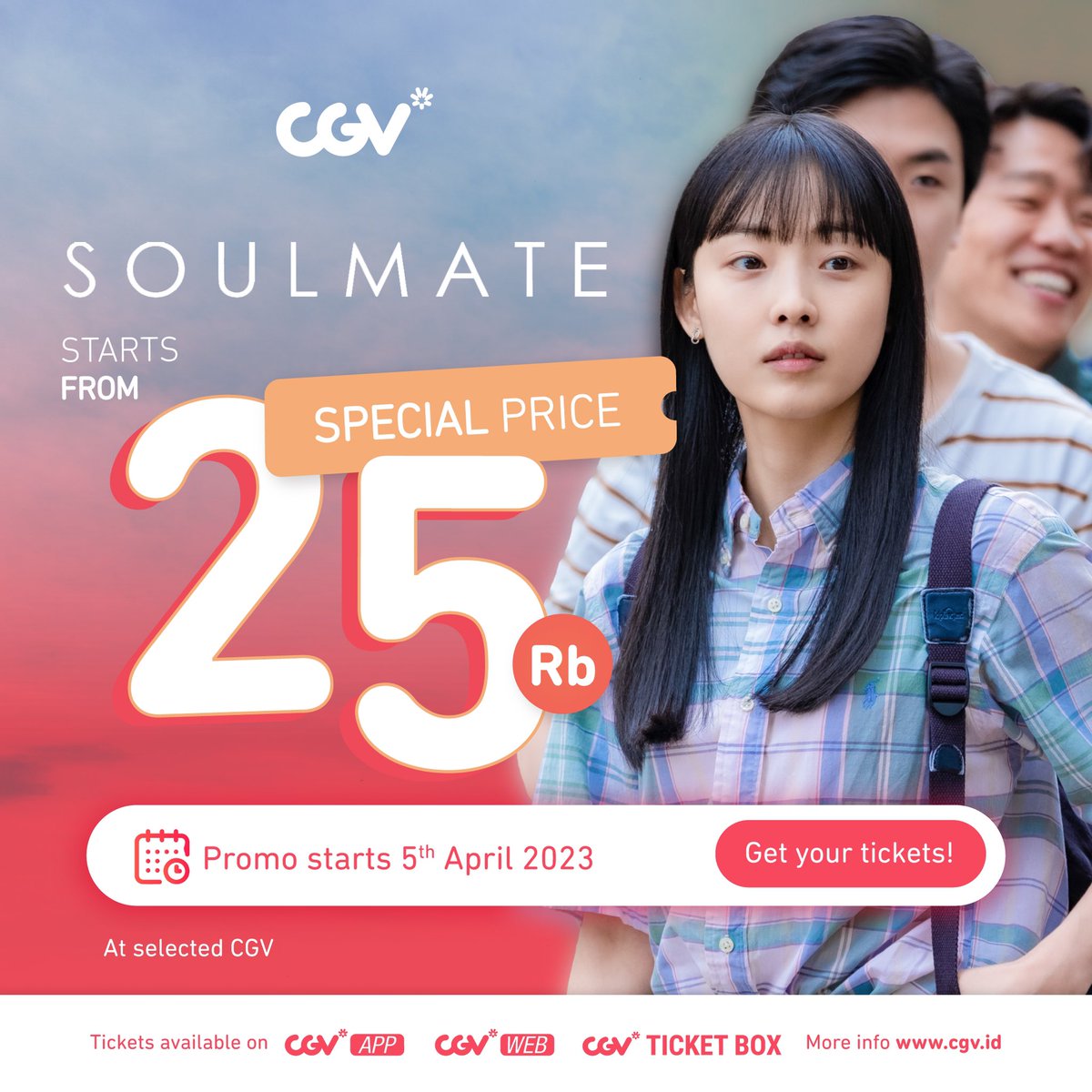 CGV Cinemas on Twitter: "Ada yang spesial tapi bukan aku, melainkan film #Soulmate yang tayang ...