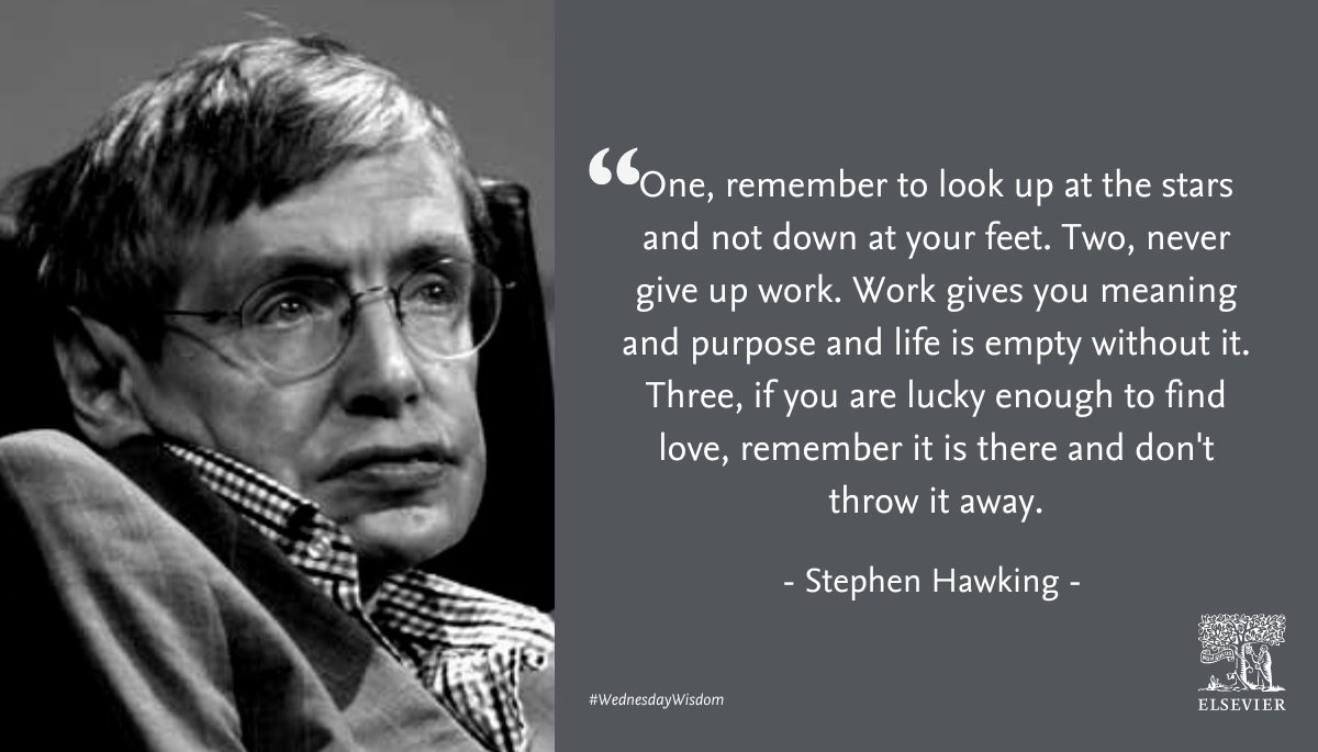 ScienceDirect on Twitter: "#WednesdayWisdom Do you agree with Stephen ...