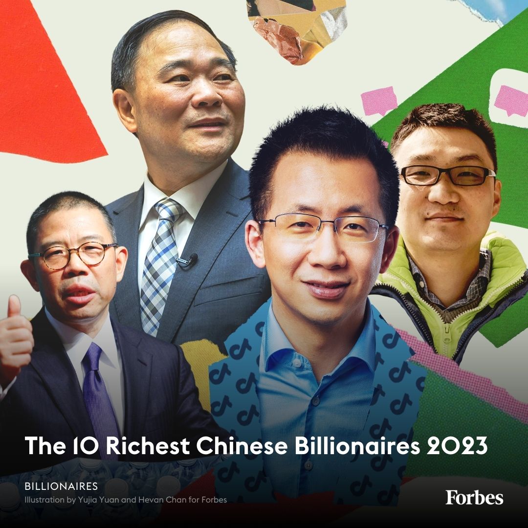 China’s top billionaires include the founder of TikTok’s parent company ...