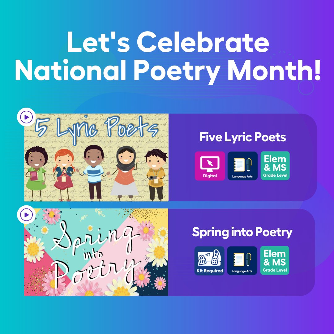 Breakout EDU on Twitter: "As National Poetry Month continues, unlock ...