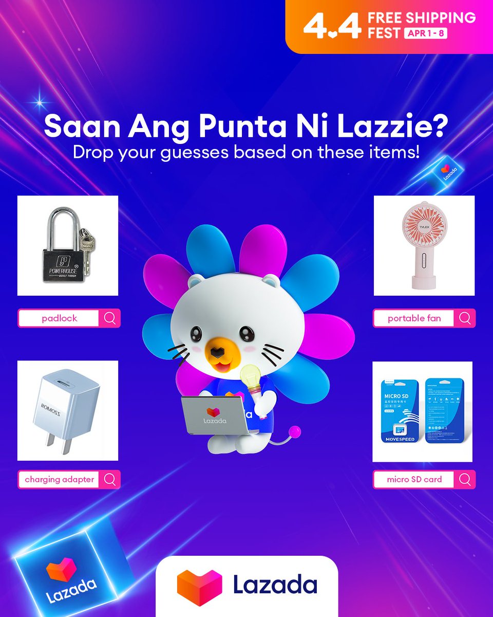 Lazada Philippines on Twitter: "Looks like may long-weekend lakad si Lazzie. Para saan itong ...